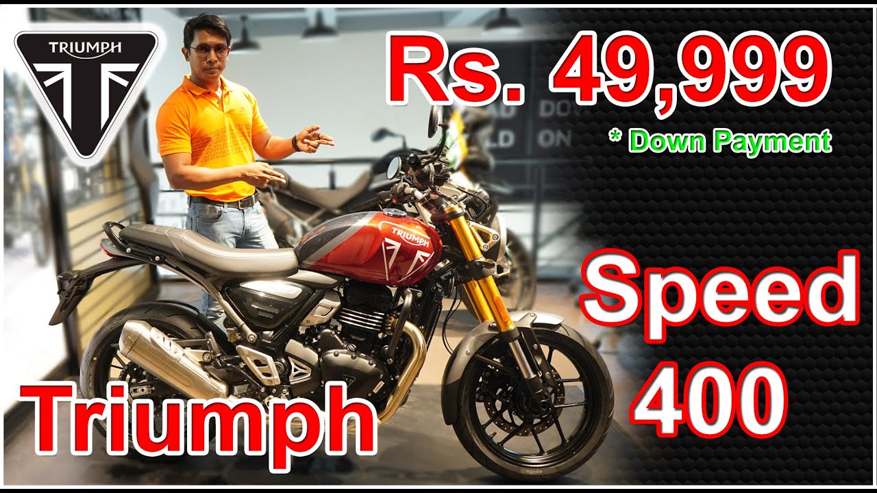 Triumph Speed 400 Latest Onroad Price💰, Minimum Down Payment, Finance ...