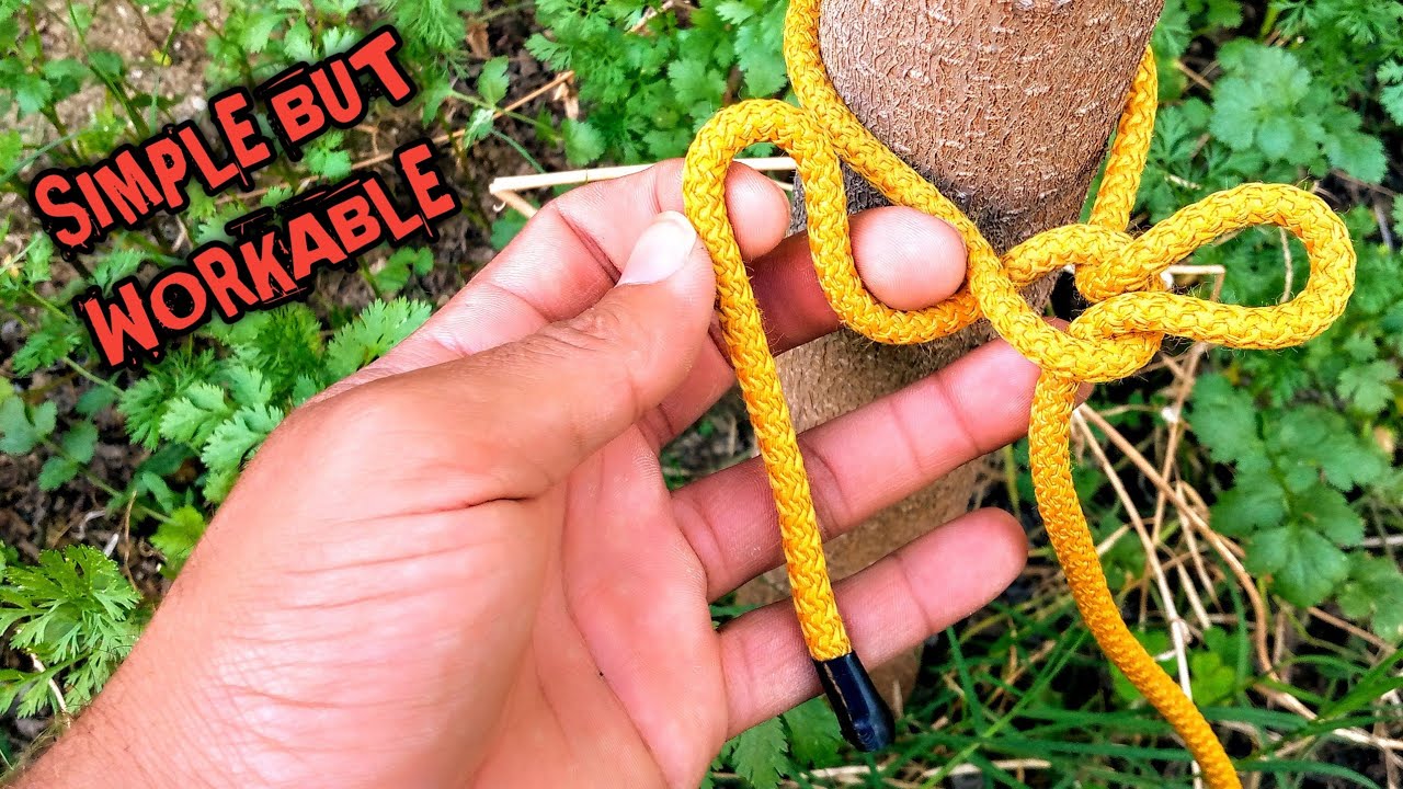 IN THE CASE OF EMERGENCY YOU CAN TIE THIS KNOT IN 16 SECONDS - YouTube