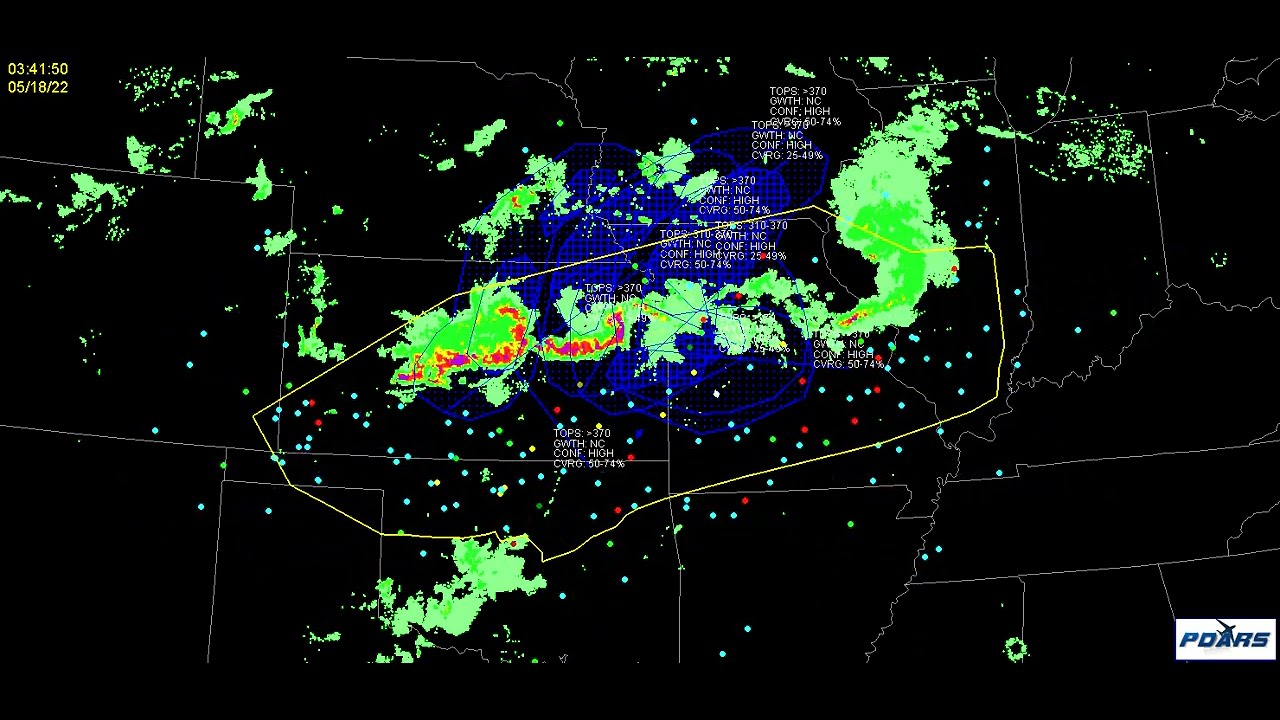 PDARS Exhibits Aviation Impacts on a SPC Enhanced Risk Day: May 17 ...