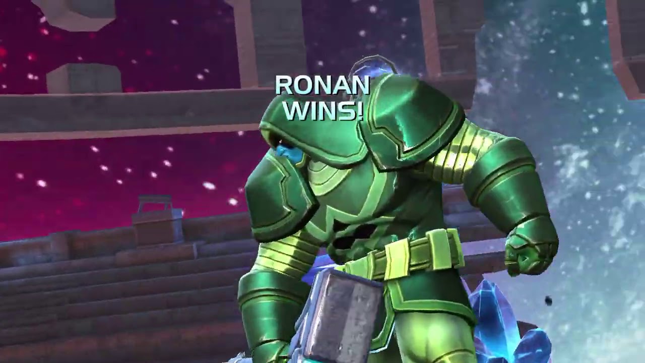 Ronan vs Abyss Red Skull - YouTube