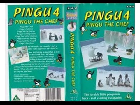Start and End of Pingu 4 - Pingu the Chef VHS (Monday 5th April 1993 ...