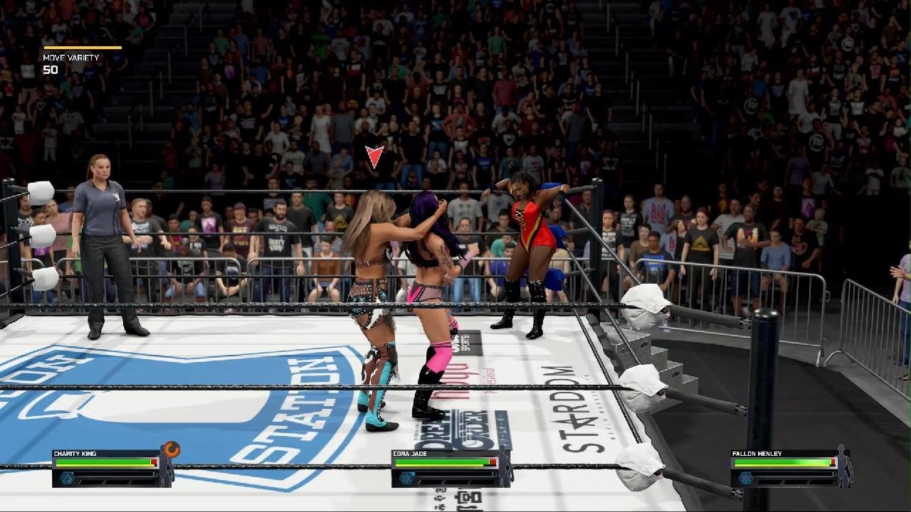 Cora Jade vs Fallon Henley vs Charity King | Stardom Arena | WWE 2K25 ...
