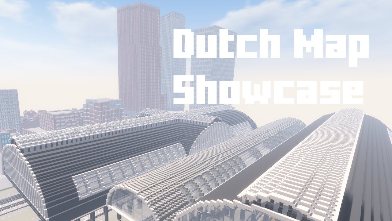 Minecraft Dutch city | Map showcase - YouTube