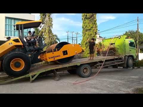 Liugong vibro 611E naik - YouTube