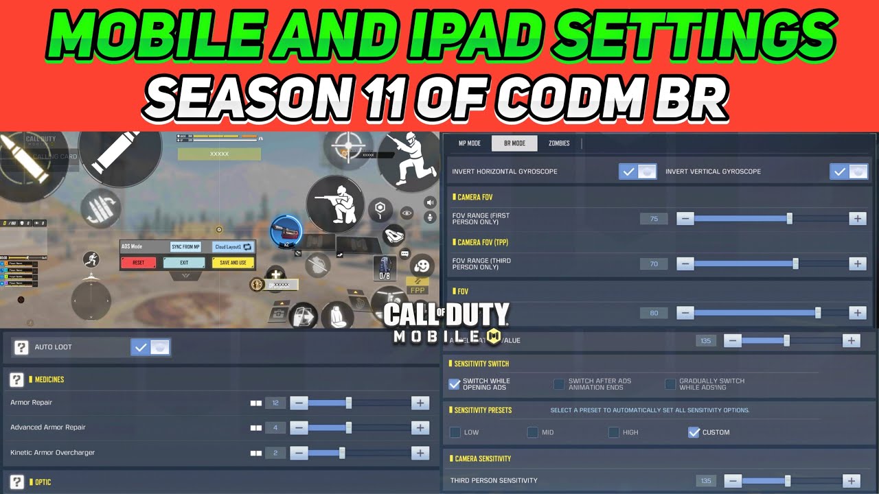 MY BEST SETTINGS HELPS TO BECOME A PRO IN BATTLE ROYALE | NEW ...