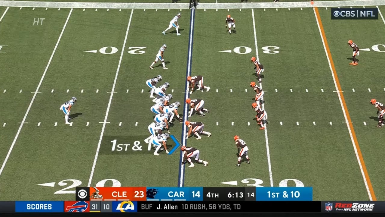 Robbie Anderson 75 Yard Touchdown vs. Browns - YouTube