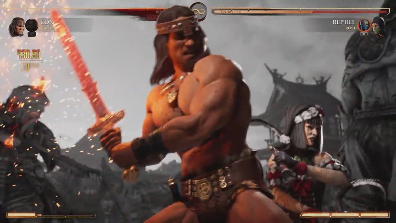 MK1 Conan/Sareena Fatal Blow Combo (47.9%) - YouTube