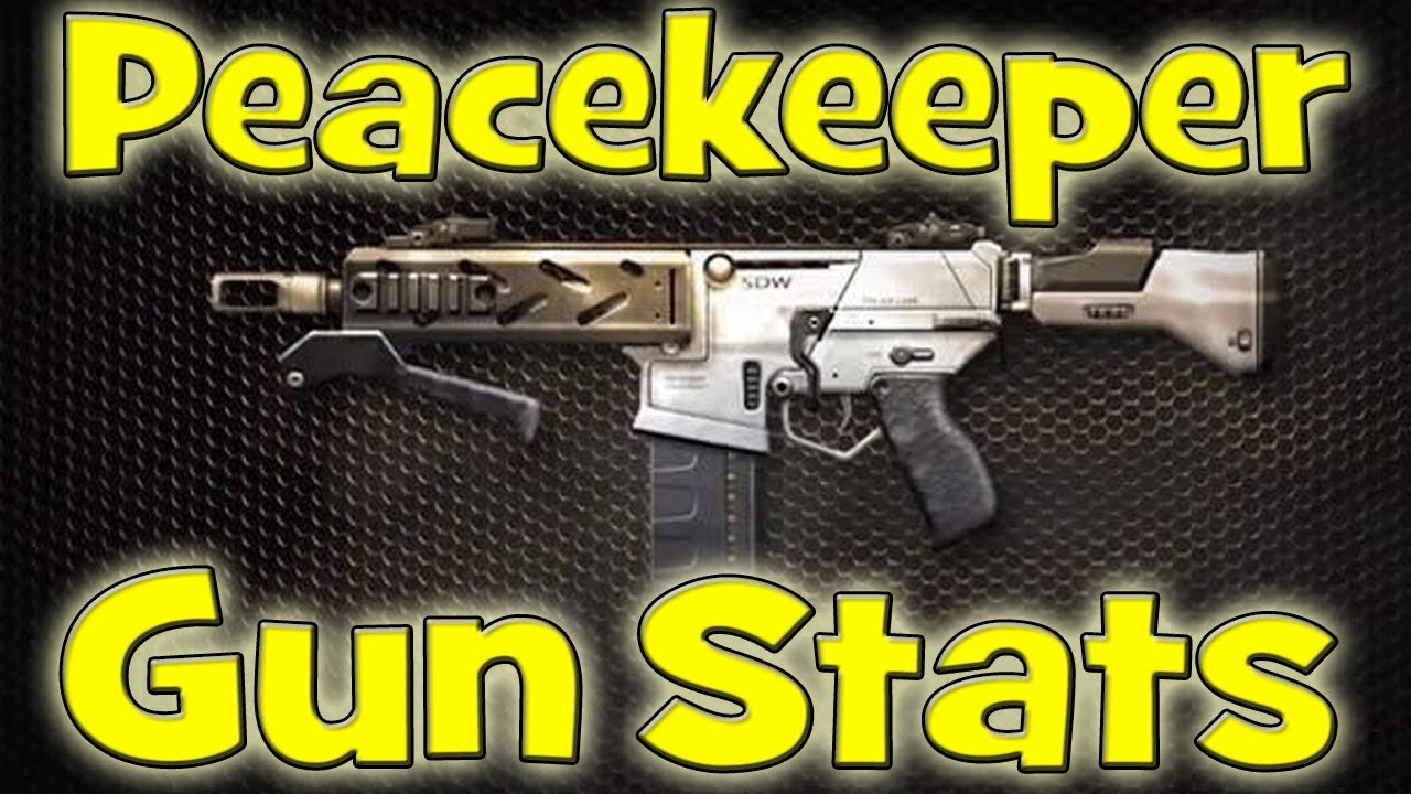 Peacekeeper Gun Stats With Rate of Fire Tests (ROF) - Black Ops 2 ...