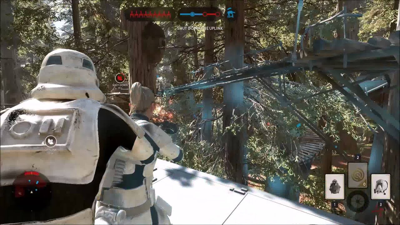 Star Wars: Battlefront (2015) - ATAT rodeo - YouTube