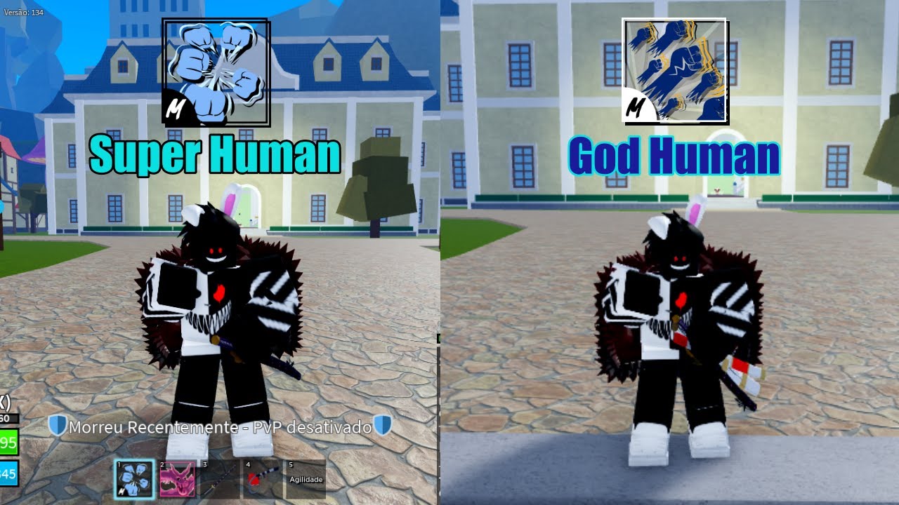 Comprando Estilo de Luta God Human (Blox Fruits-ROBLOX) - YouTube