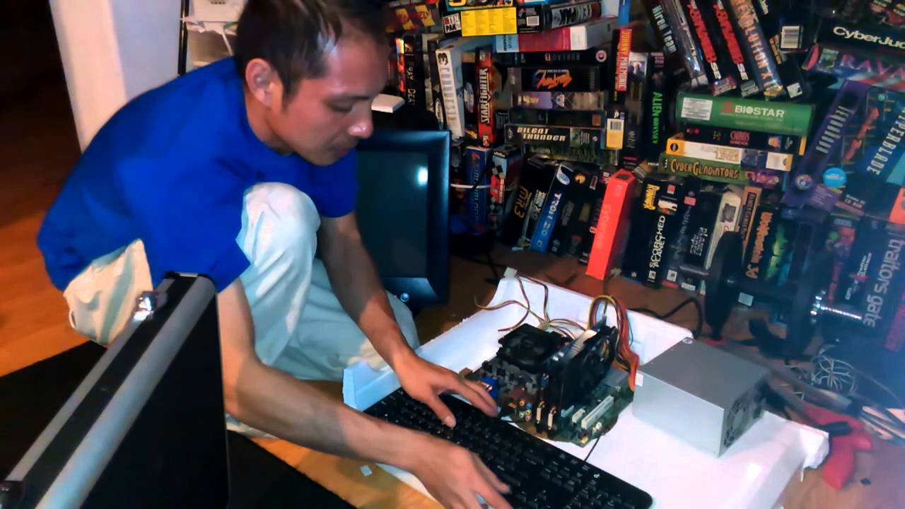 I build a computr in 8 min with Styrofoam - YouTube