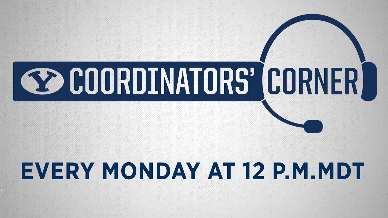 Coordinators' Corner - September 25, 2017 - YouTube