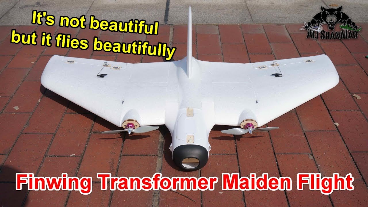 Finwing Transformer Long Range FPV Flying Wing Maiden Flight Testing ...