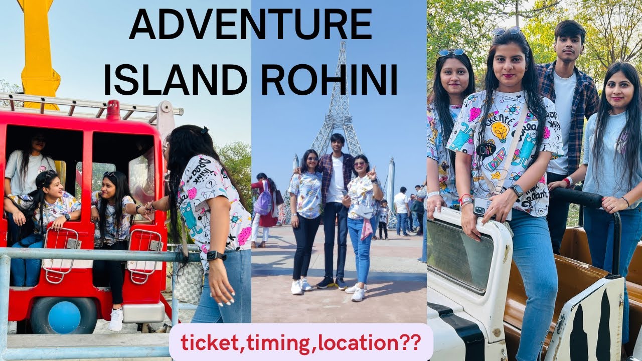Adventure island Metro walk Rohini Delhi|| New rides and all ...