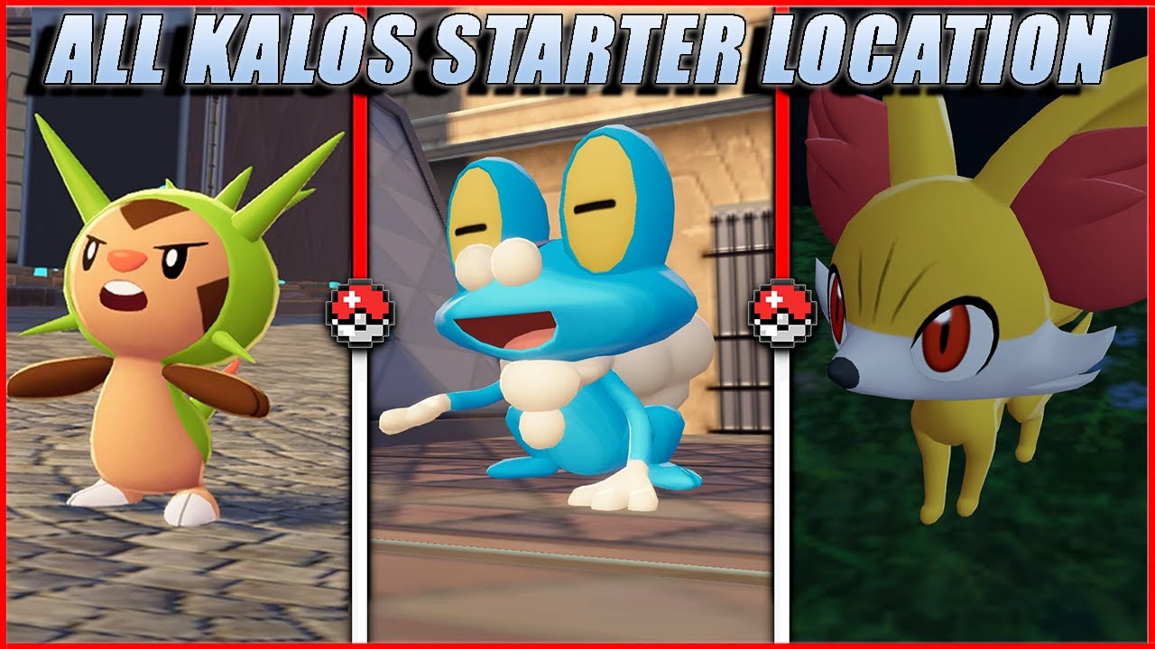 How To Get all three KALOS Starters in Pokémon Legends ZA - YouTube