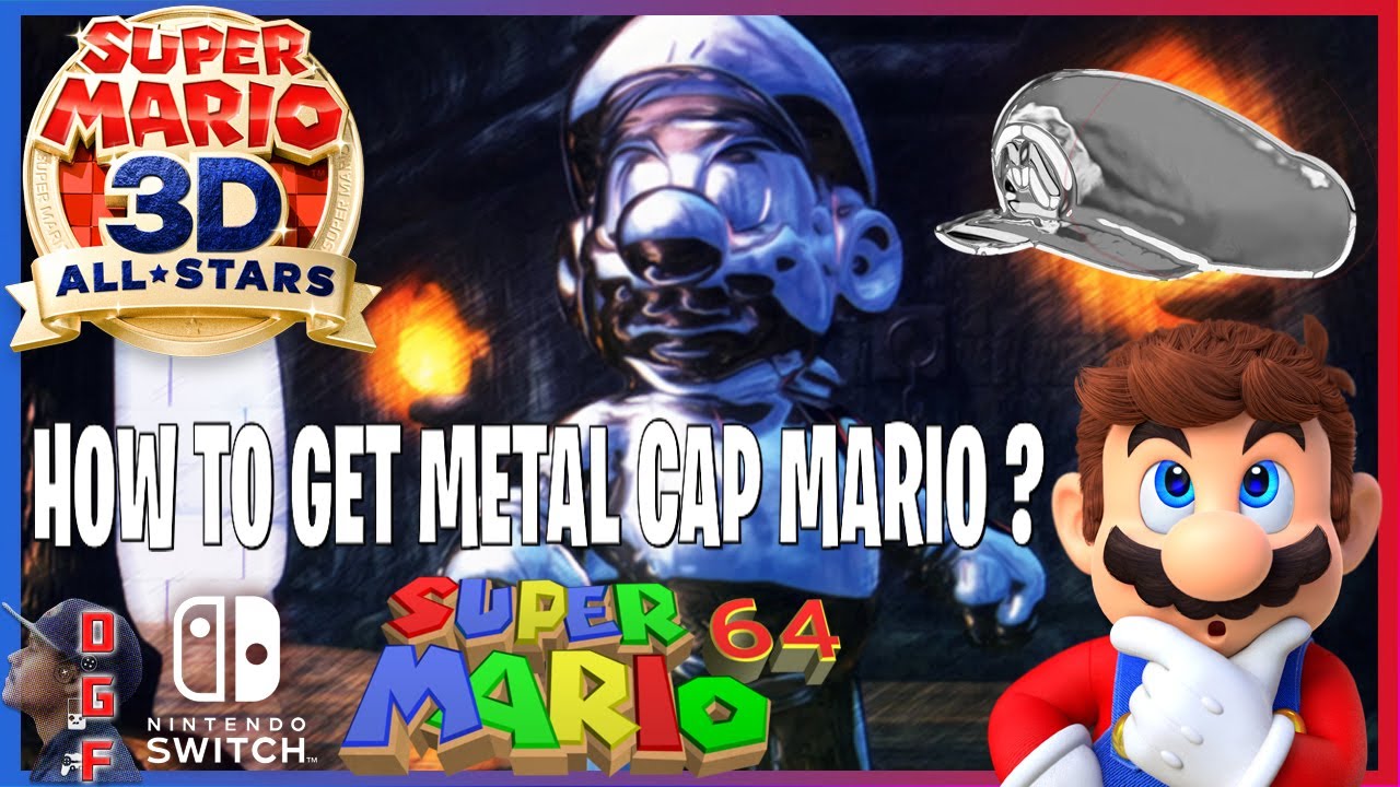 HOW TO GET METAL CAP MARIO ? GREEN SWITCH | SUPER MARIO 64 GUIDE ...