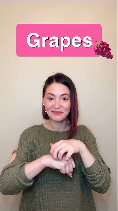 Fruit Signs in American Sign Language - Part 1 #shorts - YouTube
