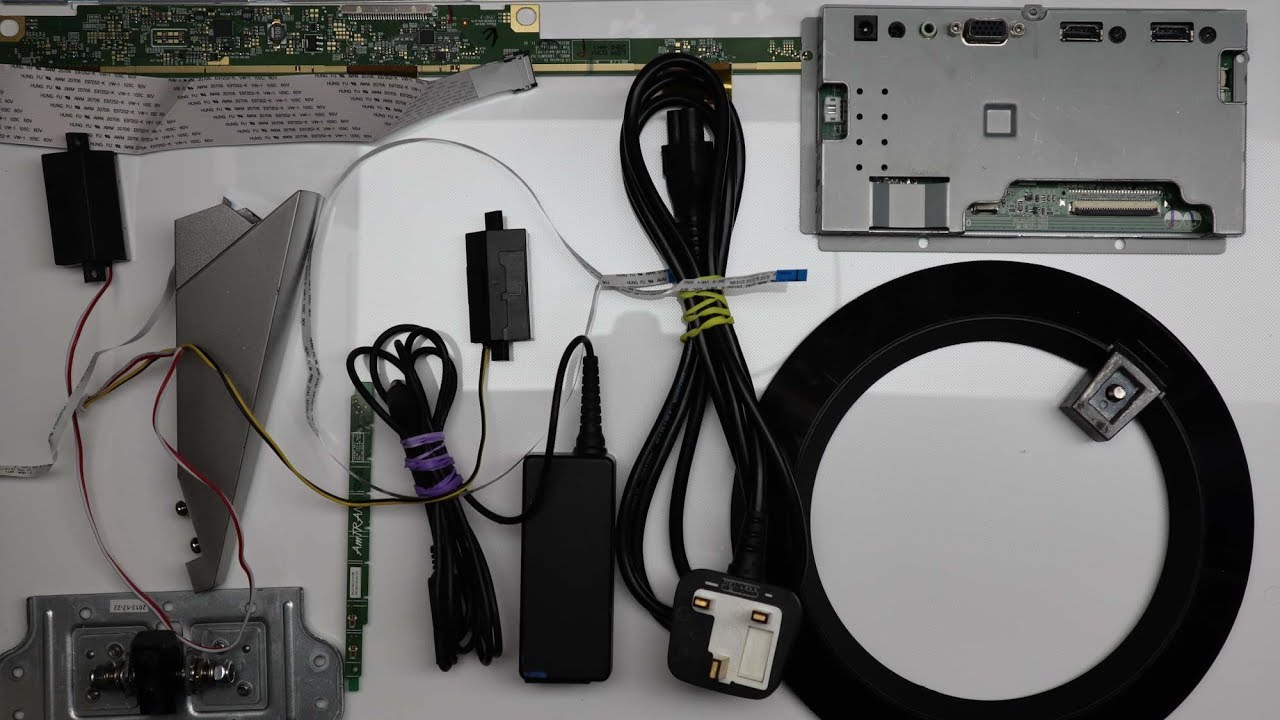 Disassembling PC Monitor Useful Parts - YouTube