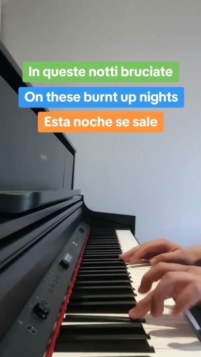 La Noia Angelina Mango Piano Pianocover Eurovision
