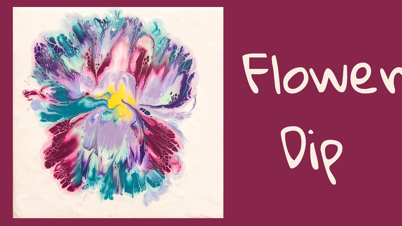 #18 flower dip with plastic bag - YouTube