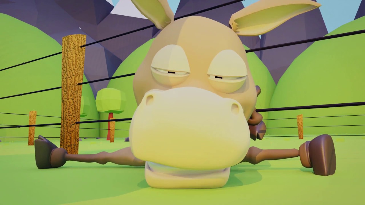 The flying donkey! (funny animation) - YouTube