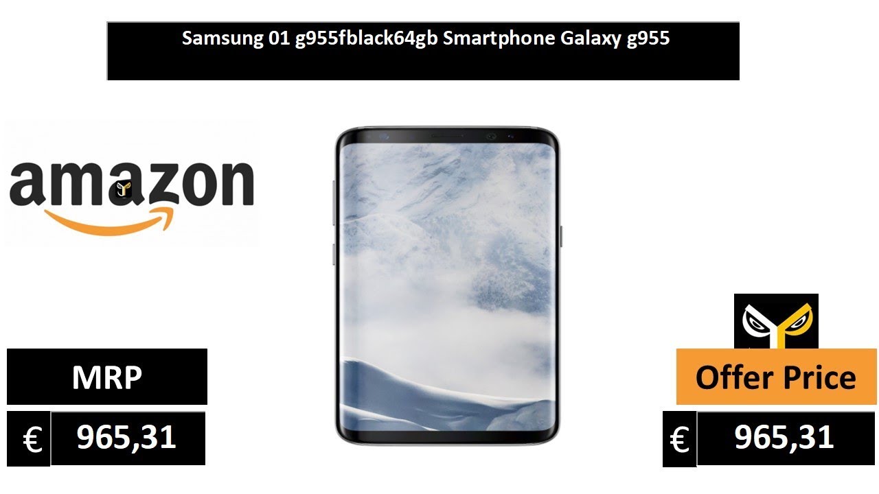 Samsung 01 g955fblack64gb Smartphone Galaxy g955 - YouTube