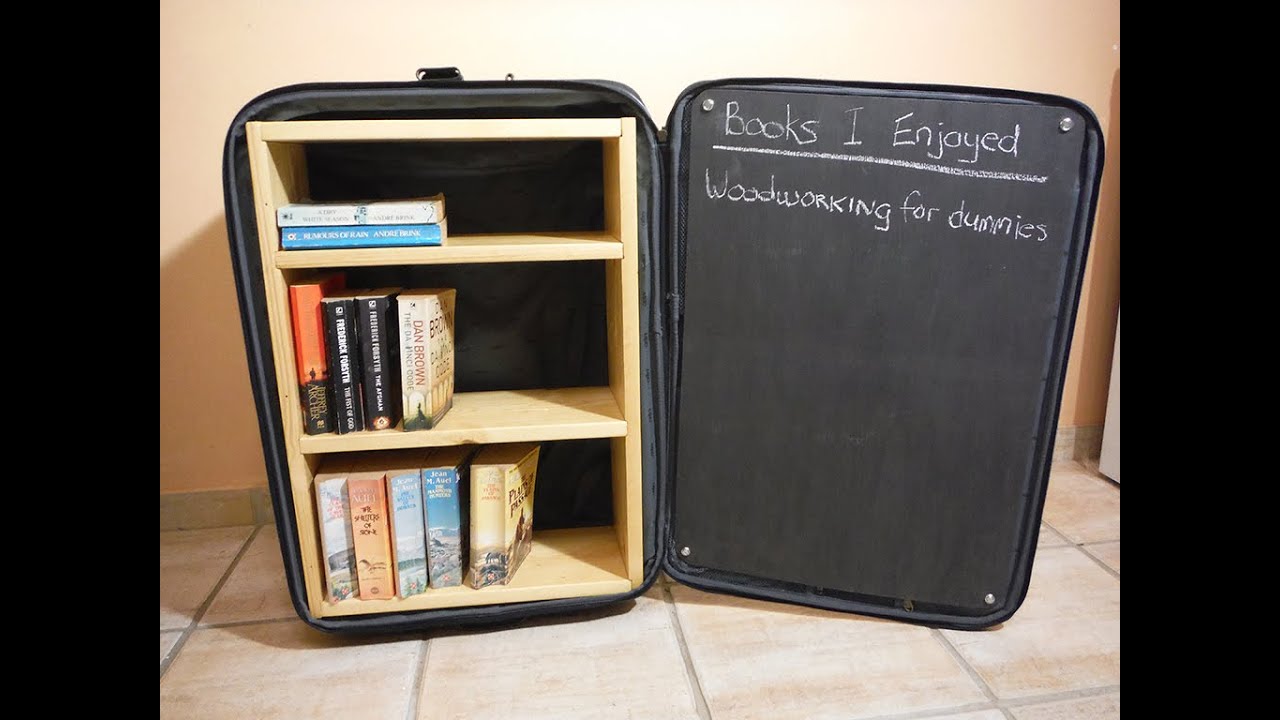 Suitcase Bookshelf - YouTube