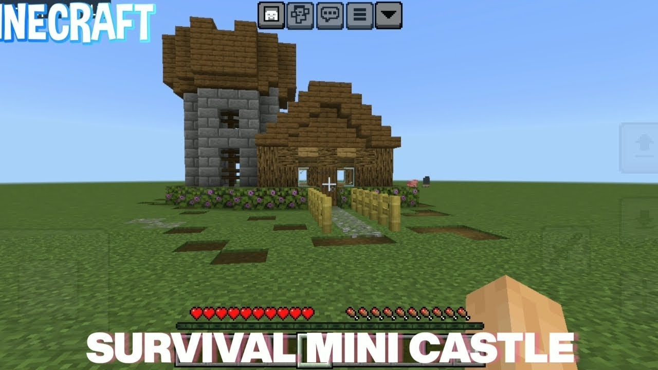 Survival Mini Castle | Minecraft - YouTube