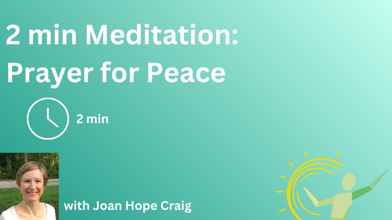 2 min Guided Meditation: Prayer for Peace #3 (2 Minutes) - YouTube