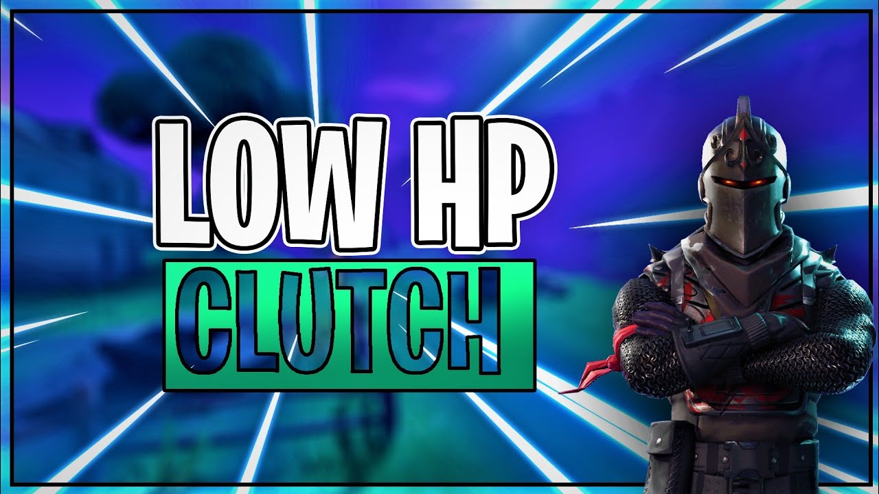FIGHTS WITH LOW HP(Fortnite Montage) - YouTube
