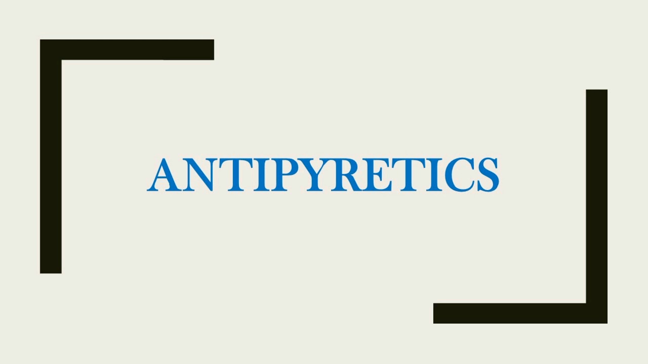 ANTIPYRETIC Drugs-Pharmacy - Medicinal Chemistry notes for B PHARM ...