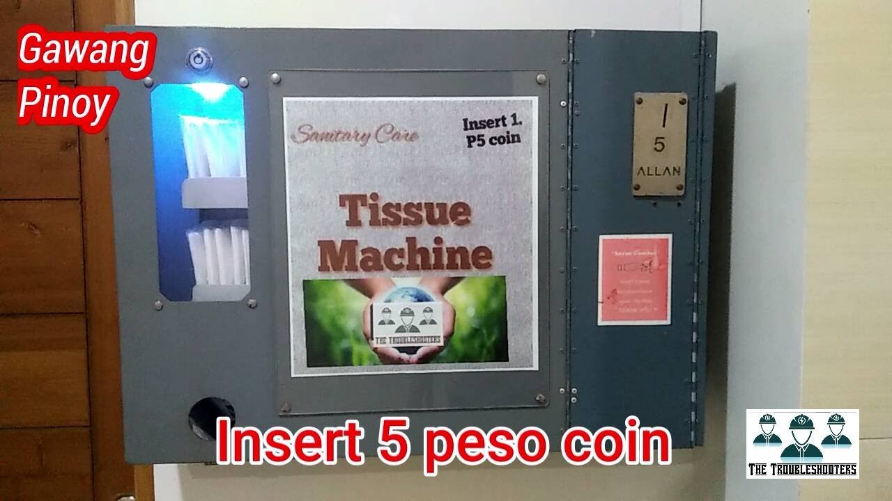 MY TISSUE VENDING MACHINE/ Vending Machine/ Vendo Machine # ...