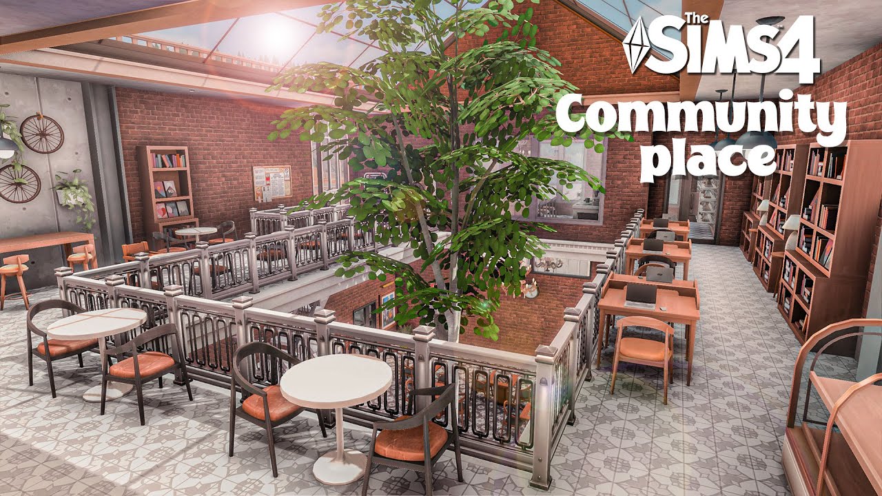 Waterfront Community space | Sims 4 | Stop motion + voice over | No CC ...