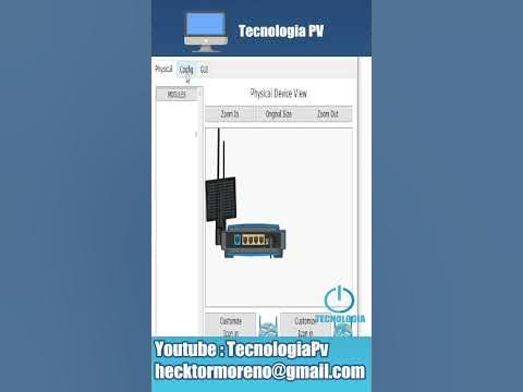 Como crear red inalambrica con cisco packet tracer #cisco #packettracer #wifi - YouTube