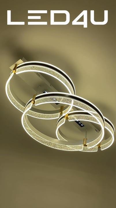 Бренд LED4U / Потолочный светильник L1058-880 WH @modeluxled4u - YouTube