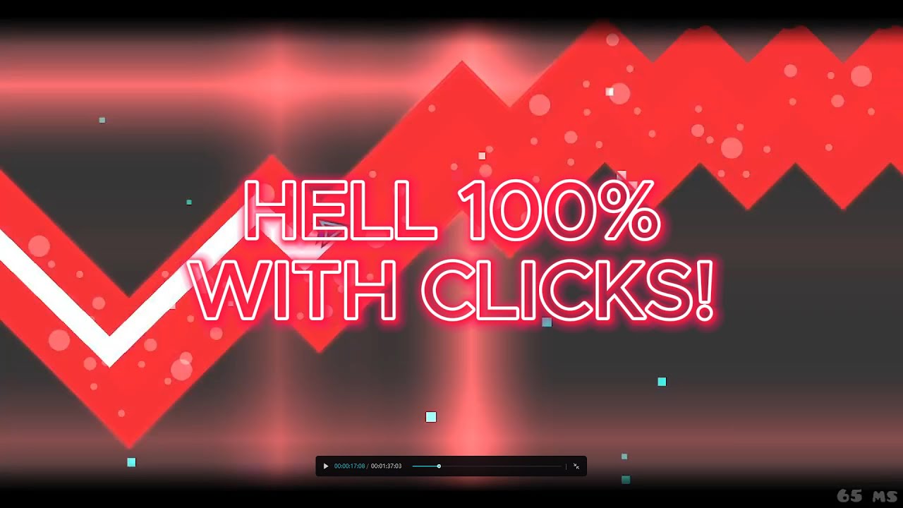 HELL 100% WITH CLICKS! GEOMETRY DASH (MY HARDEST) BY SERPONGE - YouTube