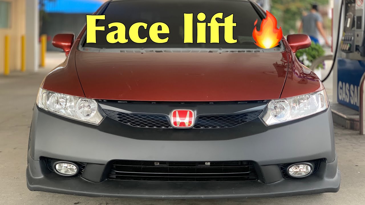 Honda Civic face lift/8th gen civic si/fa5 - YouTube