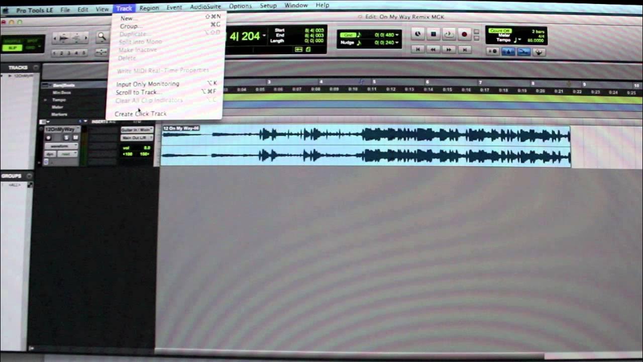 Pro Tools: How To Create Loop / Loop Certain Part of Song - YouTube