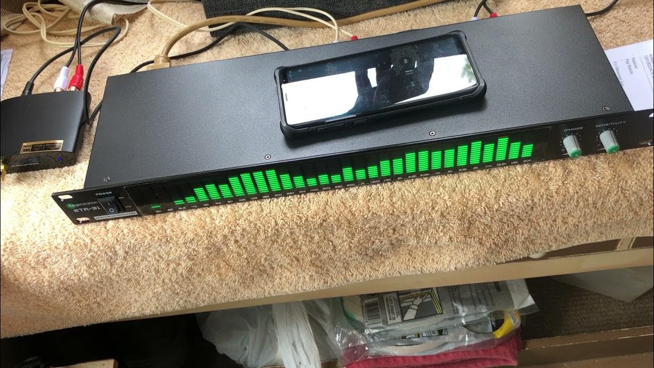 My New Audio Spectrum Analyzer Demo - YouTube