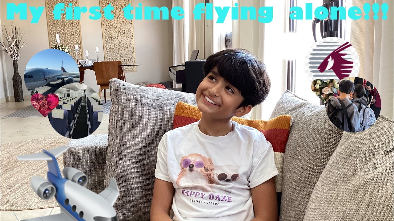 My first Time flying alone!!! - YouTube