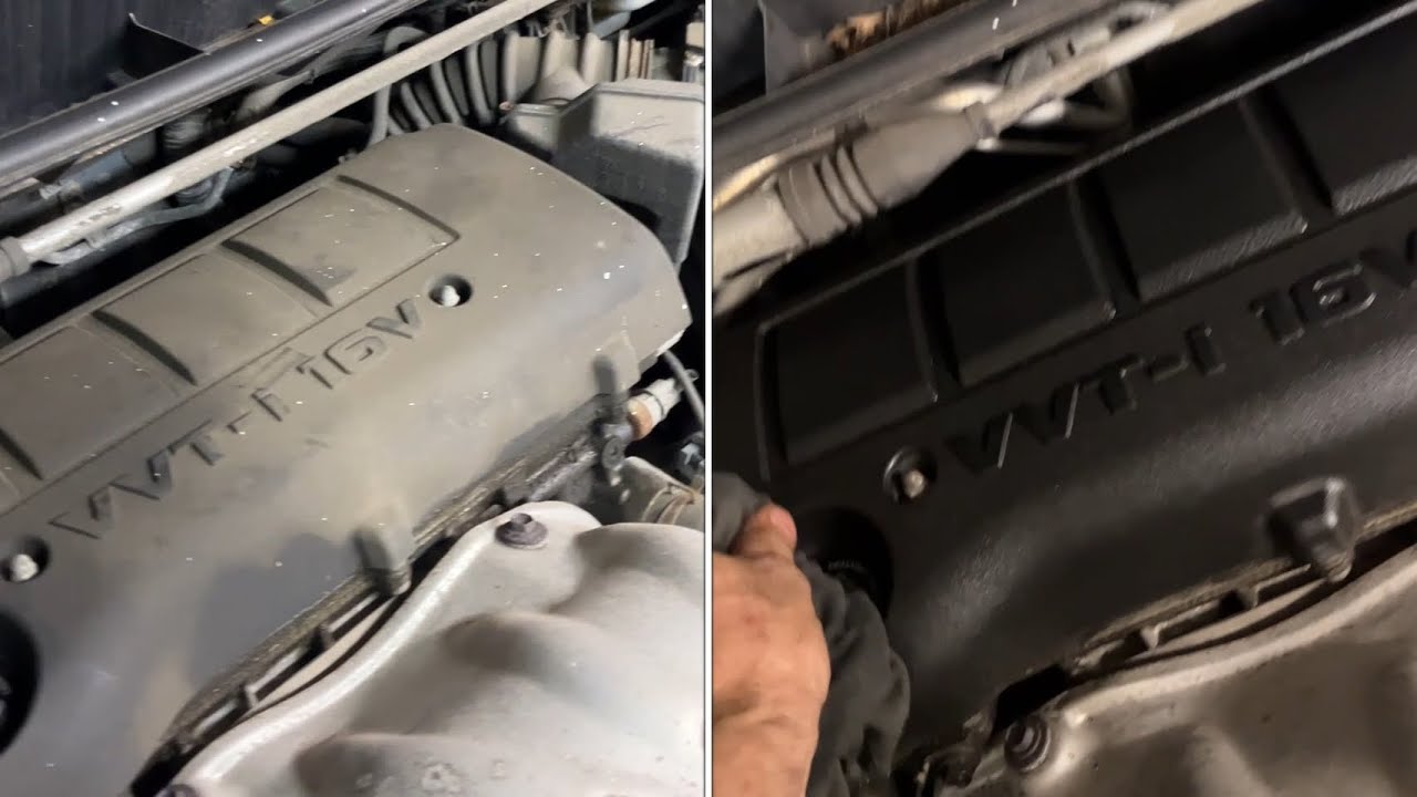 “restoring plastic” ENGINE COVERS fast, low-cost - YouTube