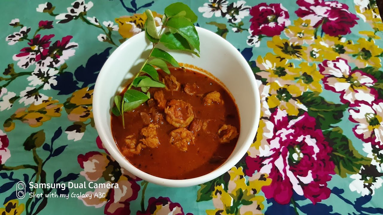 Naadan Kudampuliyitta Chemmeen Curry | Chemmeen Mulakittathu | Kerala ...