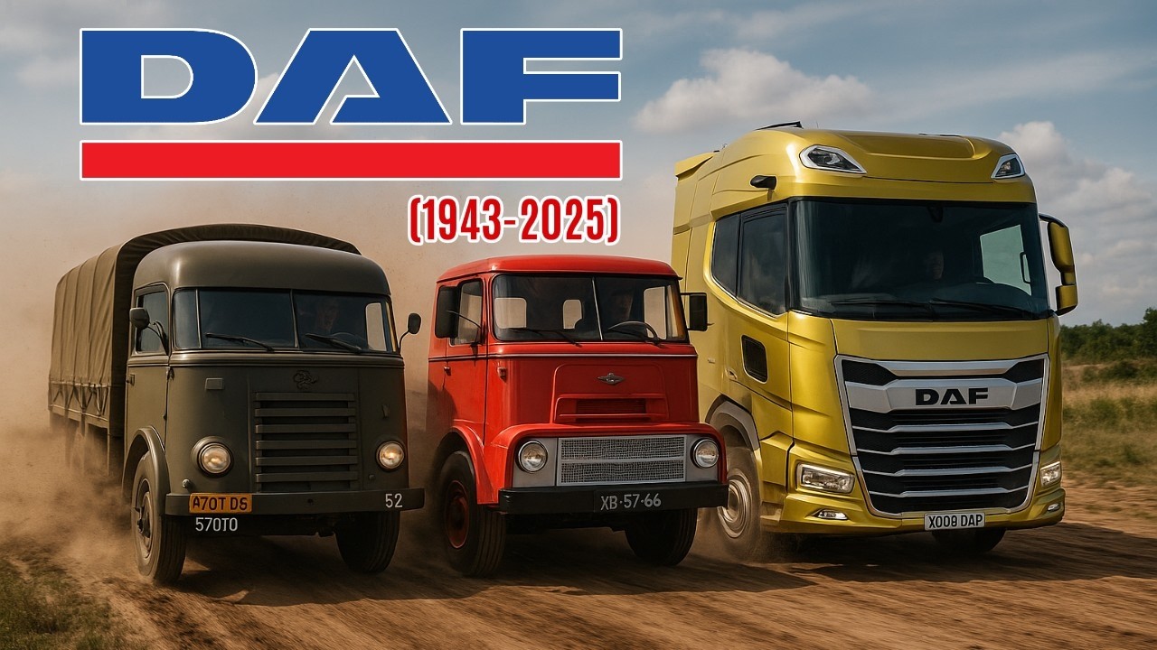DAF Truck Evolution 1943‑2025 - YouTube