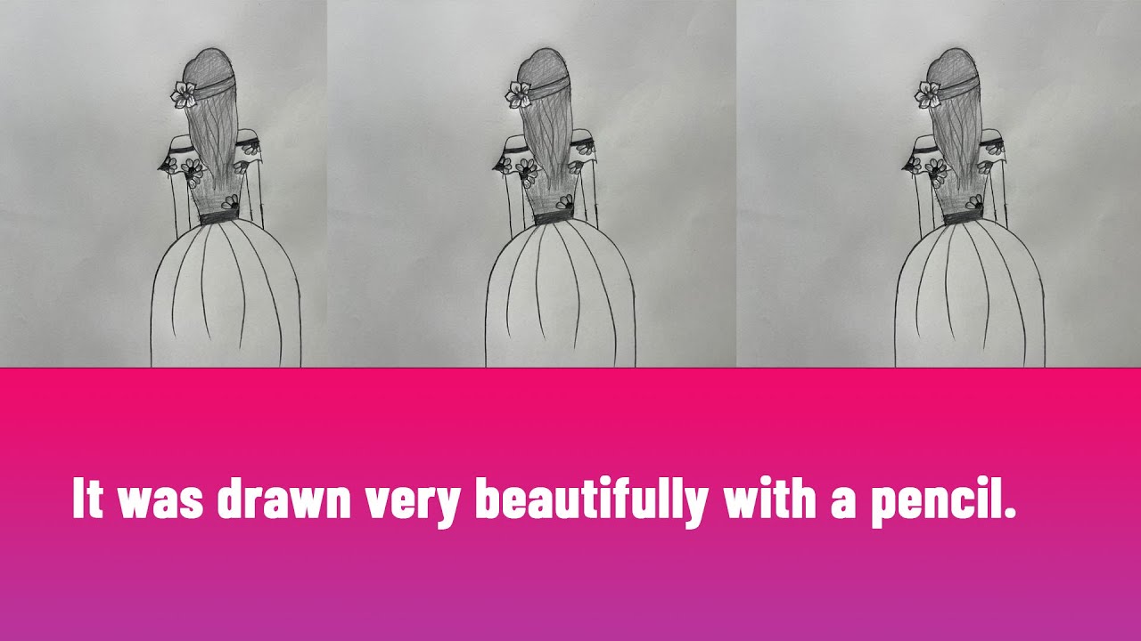 Very beautifully drawn with pencil || Diba Drawing Academy - YouTube