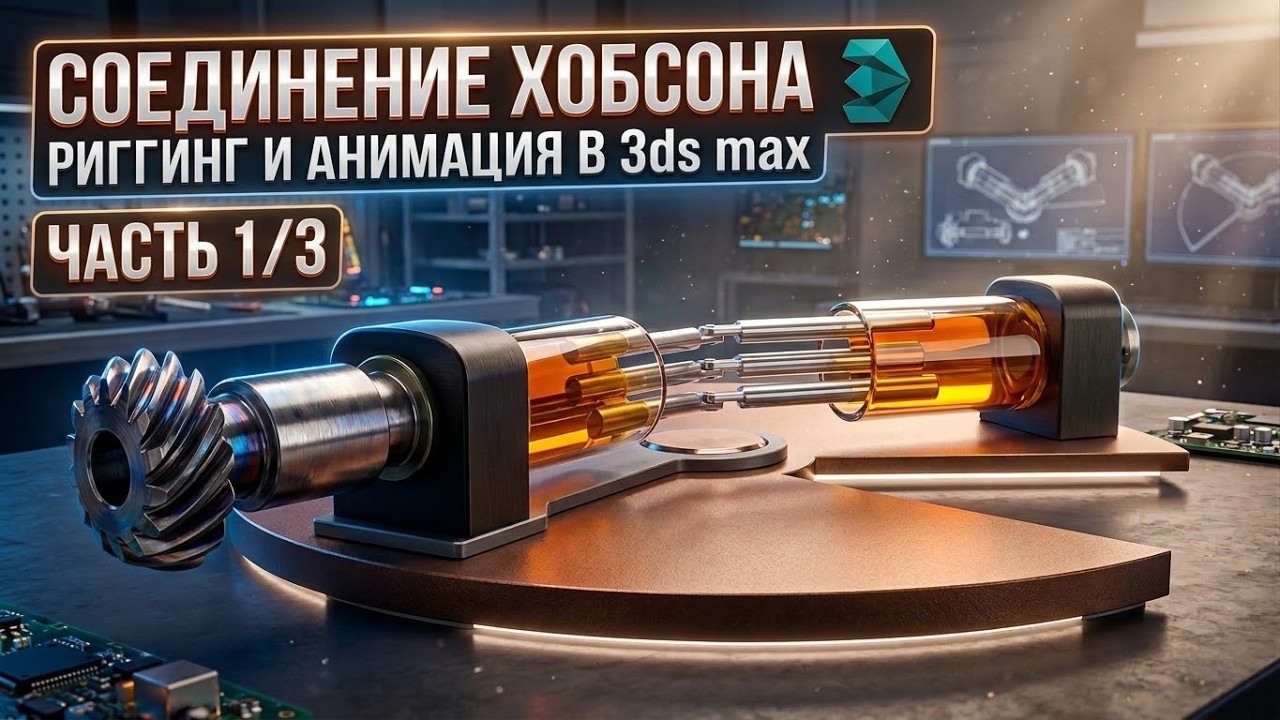 (Урок 3ds Max) - Соединение Хобсона (Hobson's Joint) #1/3 - YouTube