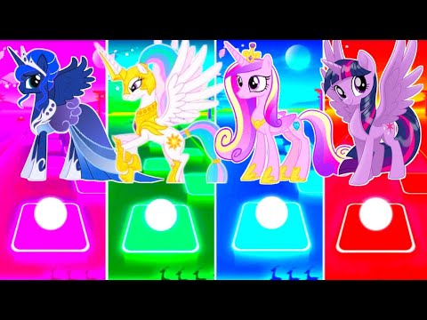 My Little pony And Tiles Hop Games-Twilight Sparkle-Princess Luna ...