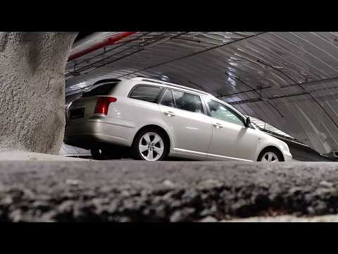 Trying to Get My Baby Started in a Cold Parking Garage - Exterior View Cranking