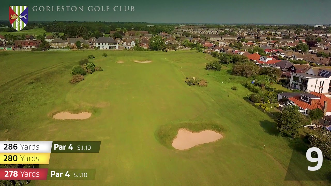 Gorleston Golf Club: Hole 9 - YouTube