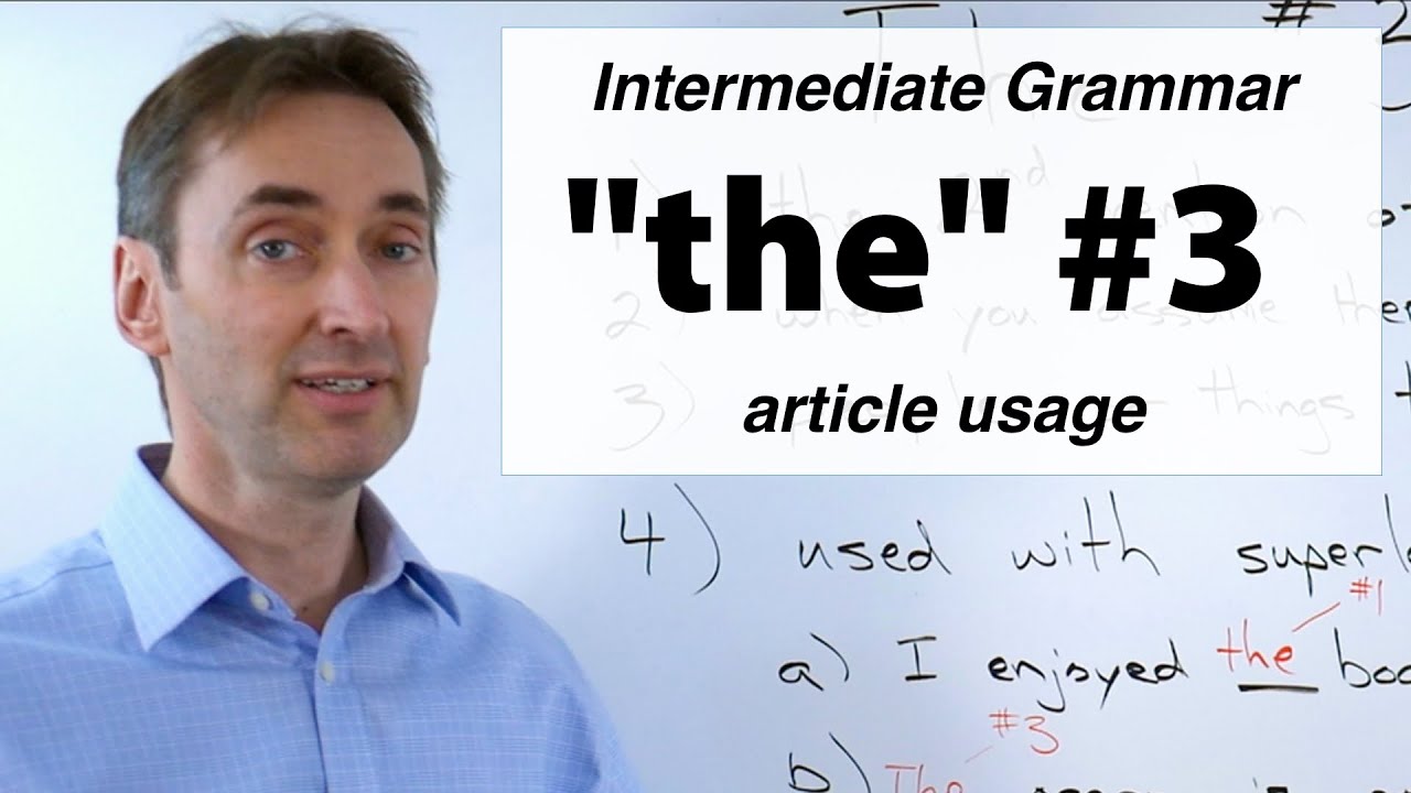 "the" how do I use it? #3 What's the difference? Which should I use? 中級 ...