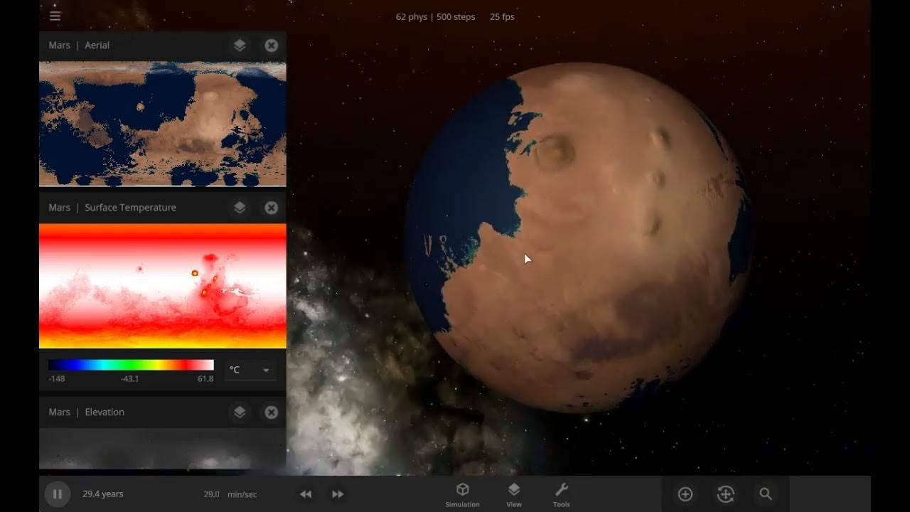 Terraforming Mars (in Universe Sandbox) - YouTube